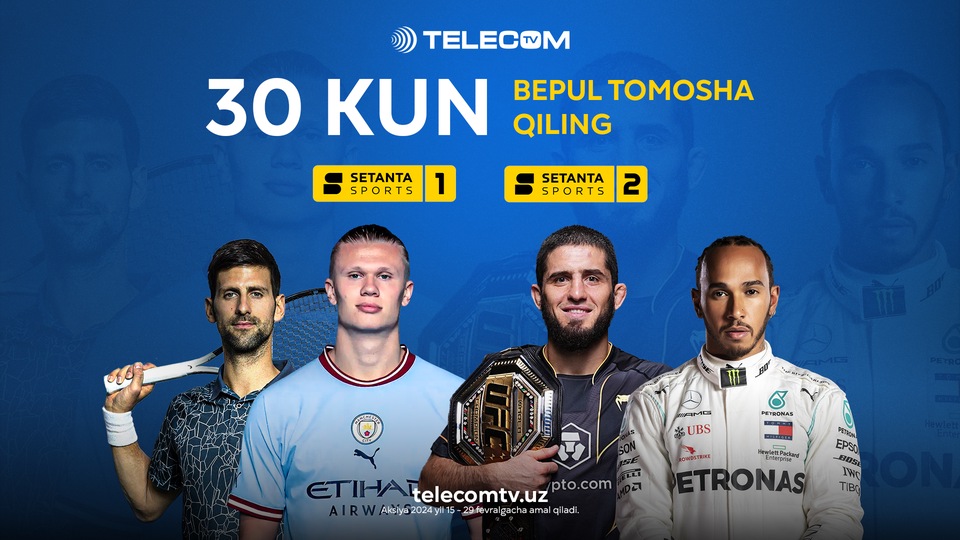 TelecomTV - televizorni sifatli onlayn tomosha qiling